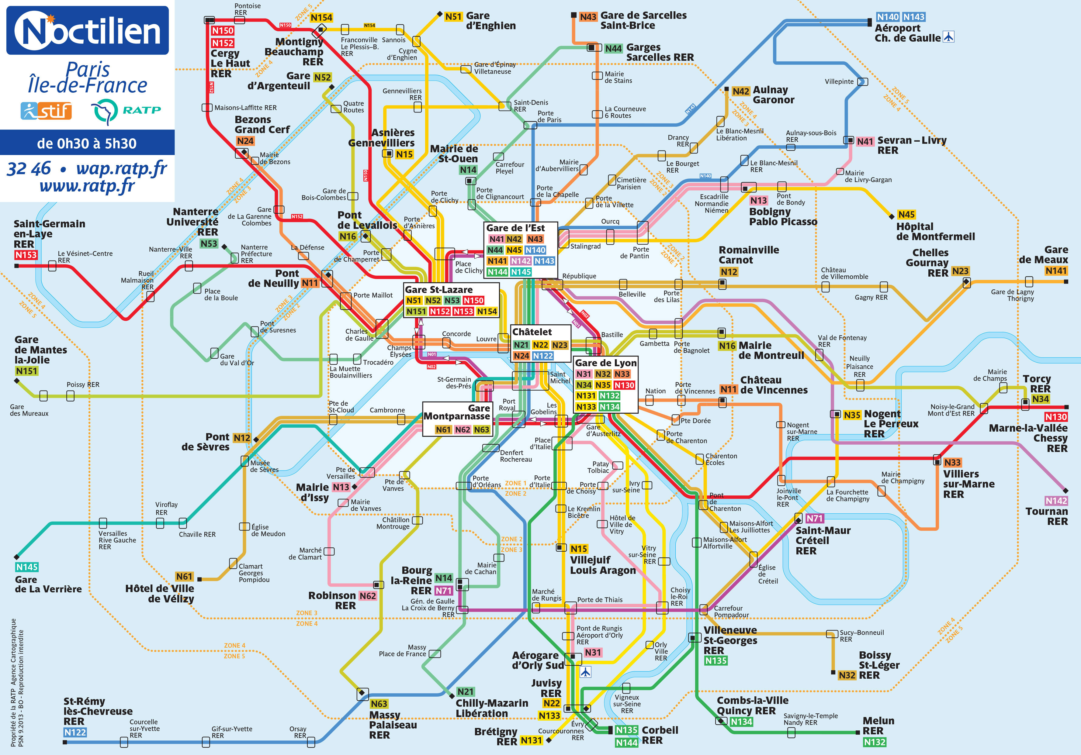 Plan Et Carte De Bus Et Noctilien De Paris Stations Et Lignes Plan Et Carte De Bus Et Noctilien De Paris Stations Et Lignes